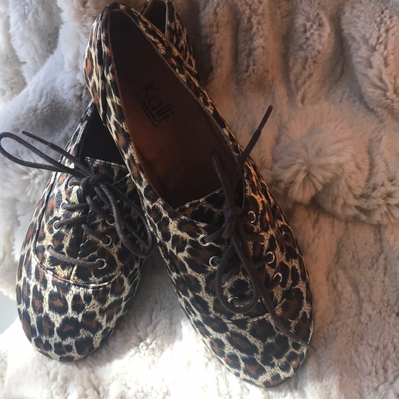Kalli Collection | Shoes | Final Price Kali Kalli Nwt Leopard Oxford ...